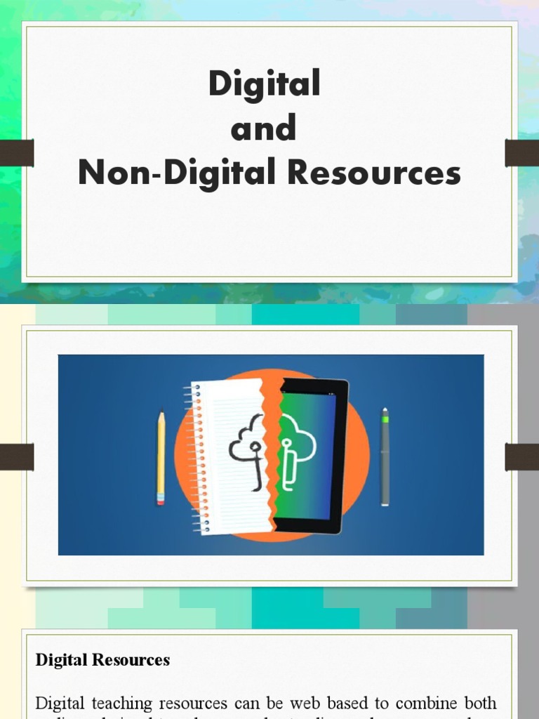 Digital Nondigital Resources | PDF
