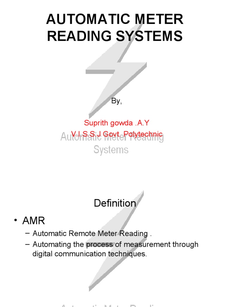 Automatic Meter Reading System | PDF | Gsm | Modem