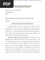 Sample - Motion For Protective Order | PDF | Deposition (Law) | Lawsuit
