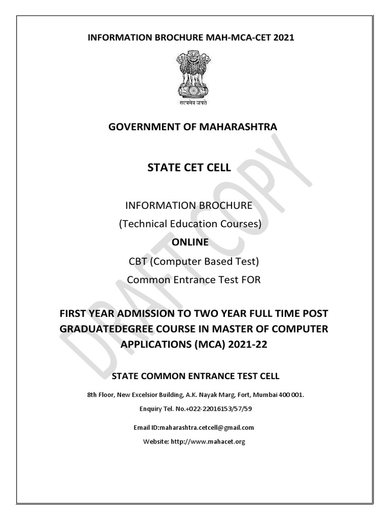 MH Mca Cet Syllabus | PDF | Equations | Identity Document