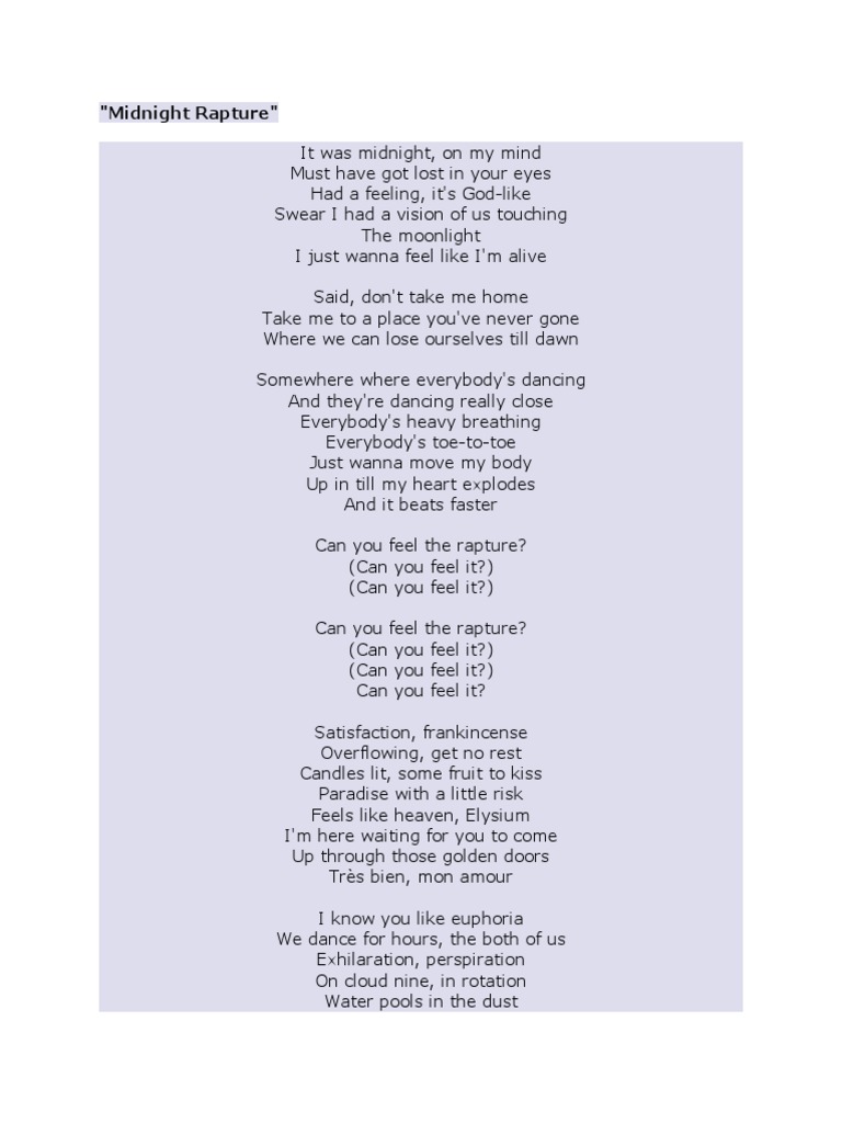 Midnight Rapture | PDF