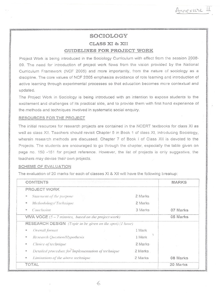 12th Board Project Topics For Sociology | PDF | Survey Methodology