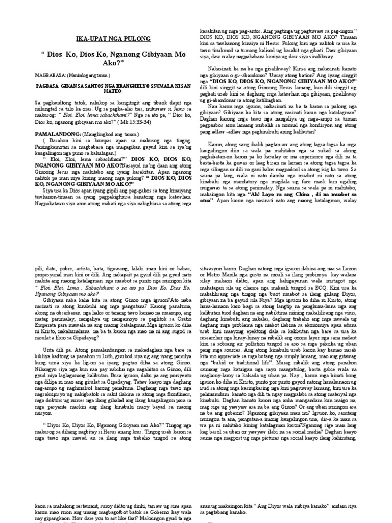 Ika Upat Nga Pulong | PDF