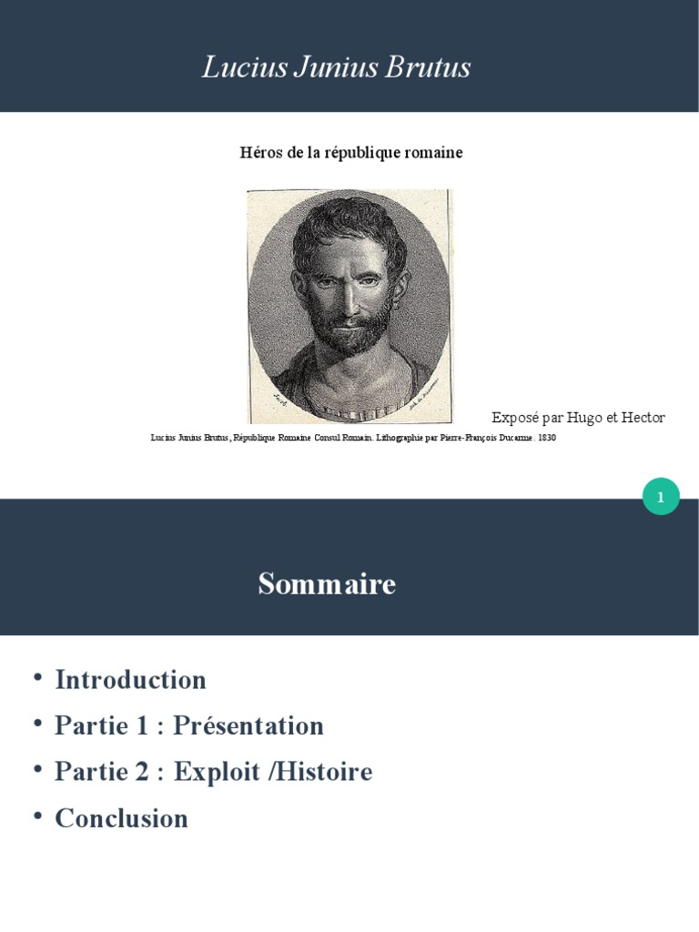 Lucius Junius Brutus | PDF | Sciences sociales