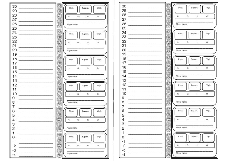 Initiative Tracker 5th | PDF