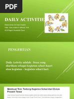 50 Contoh Daily Activity Dalam Bahasa Inggris | PDF
