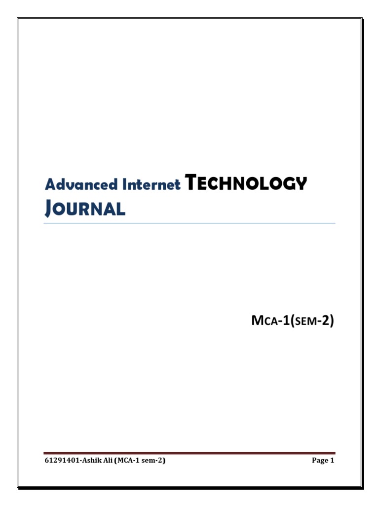 AIT Journal | PDF | Bootstrap (Front End Framework) | Software