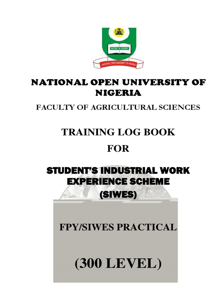 SIWES Logbook Guide for Agriculture Students | PDF | Agriculture