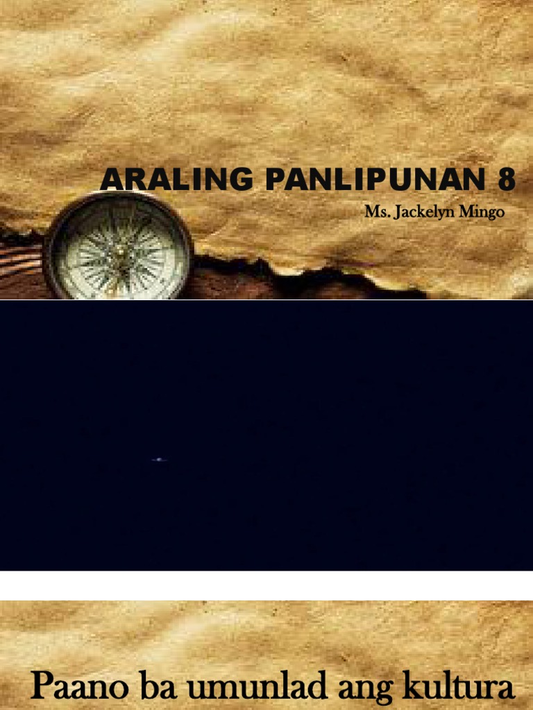 AP 8 1st Quarter Lesson 3 | PDF