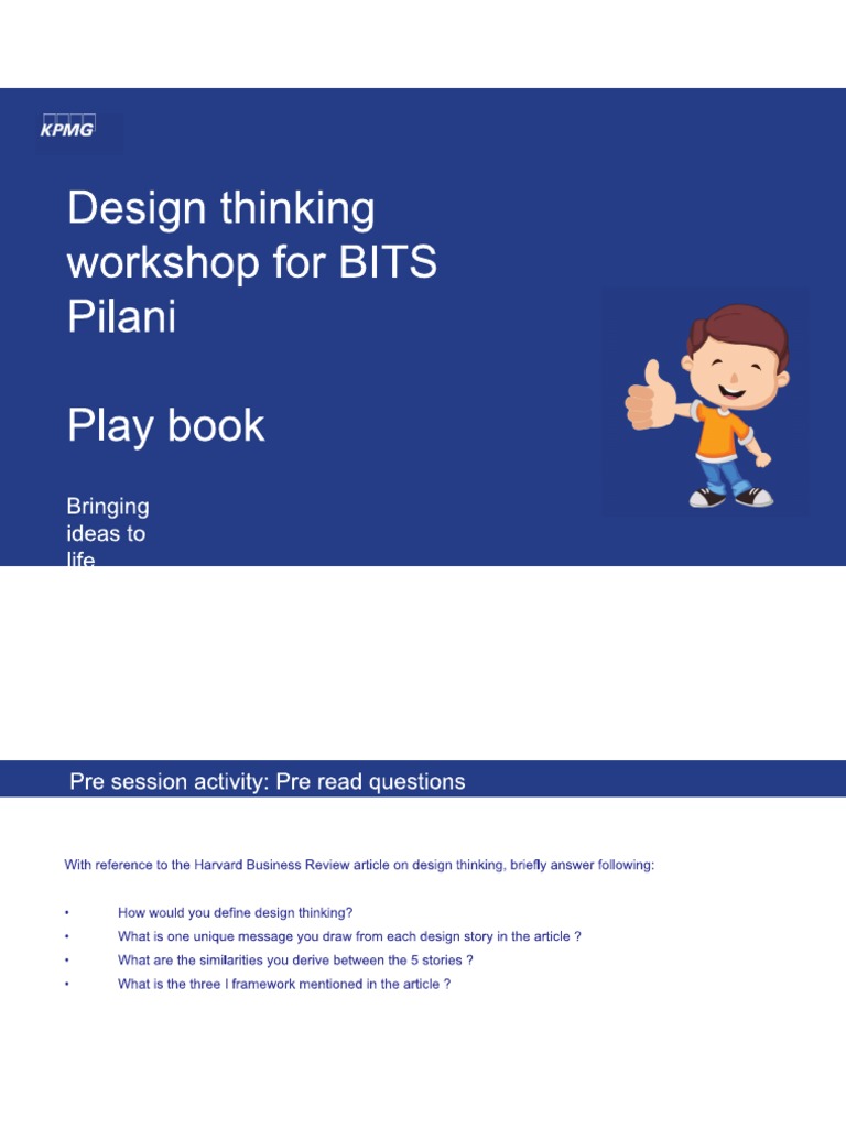 Design Thinking Playbook | PDF
