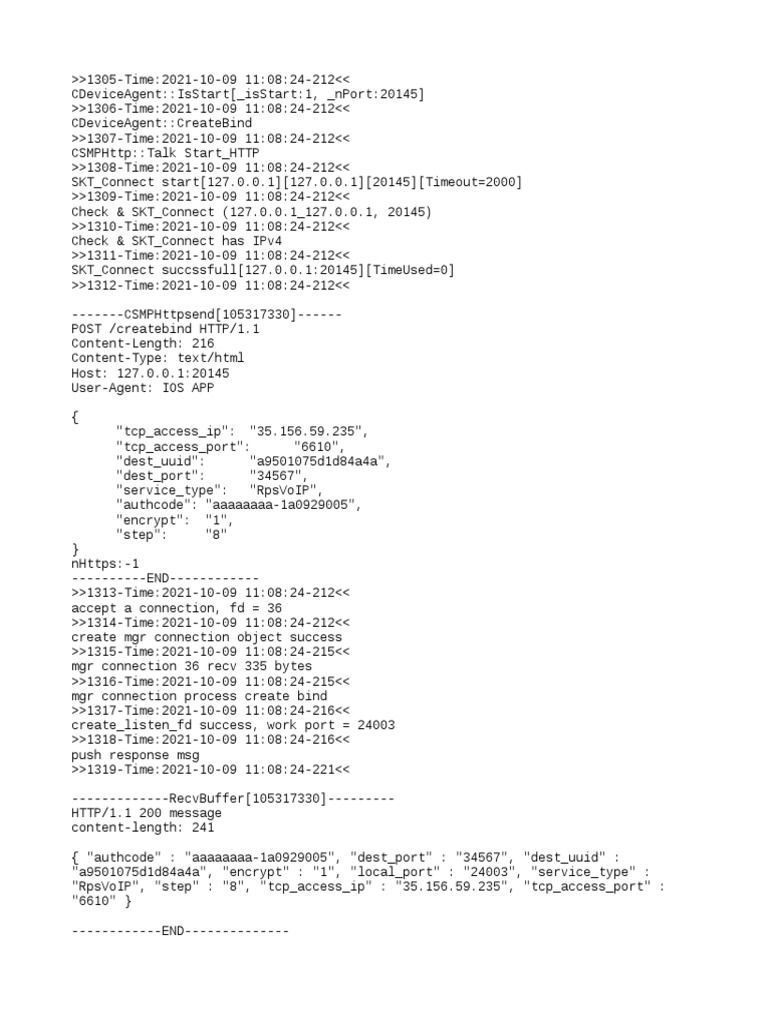 Log | PDF | Hypertext Transfer Protocol | Networking