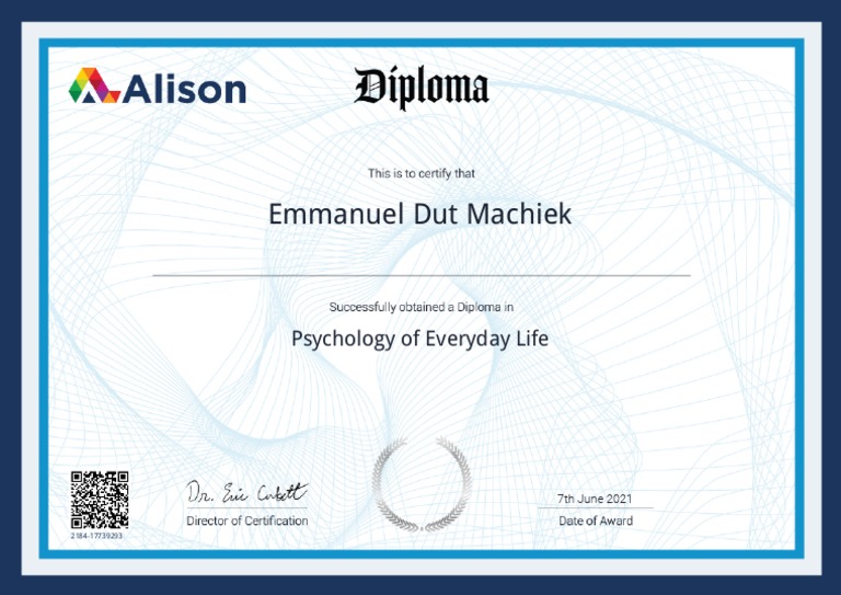 Alison Diploma | PDF