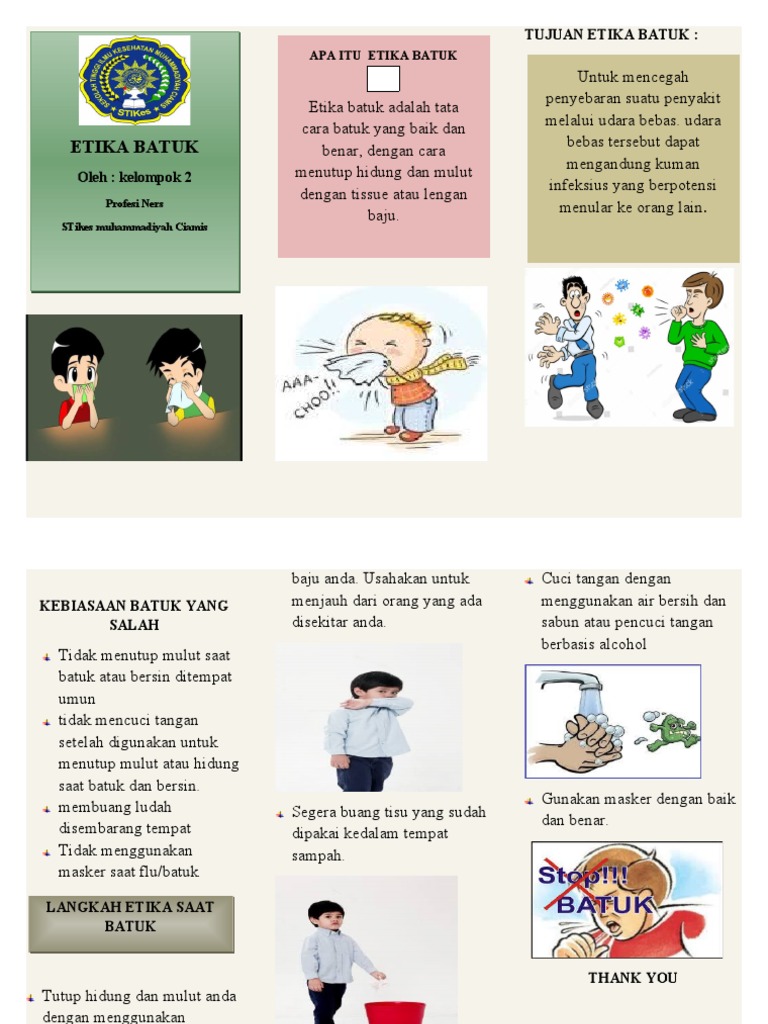 LEAFLET Etika Batuk | PDF