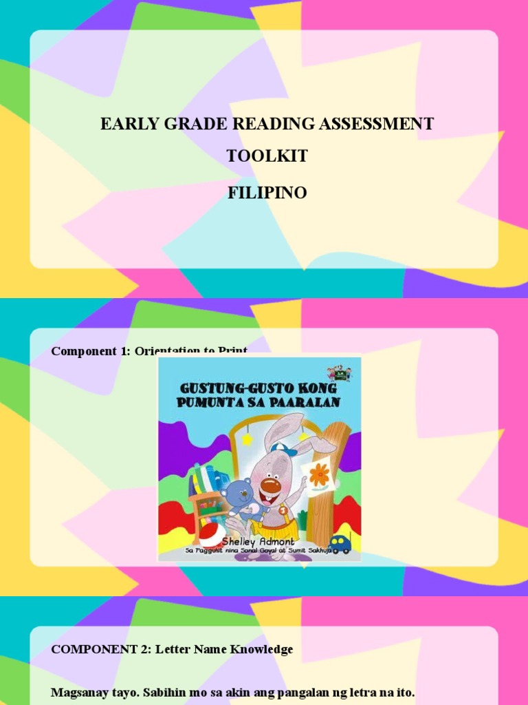 EGRA Assessment Toolkit in Filipino | PDF