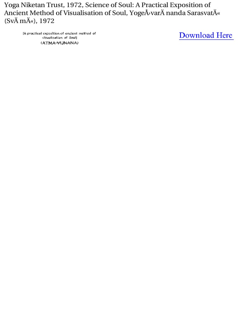 Science of Soul A Practical | PDF | Soul | Religious Behaviour And ...