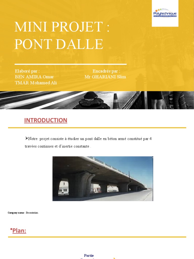 Dimensionnement d'un pont dalle en béton | PDF | Pont | Béton armé