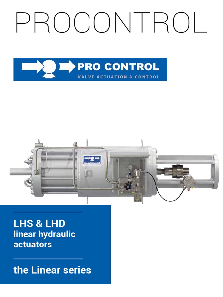 Valvula Control Lhs LHD PROCONTROL | PDF | Piston | Actuator