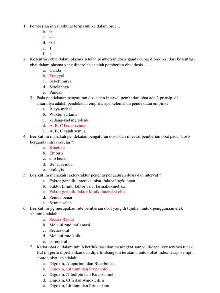 Soal Pilgan Kinetik-Digabungkan | PDF