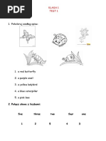 Bugs Team 3 - Unit 4 Karty Pracy | PDF