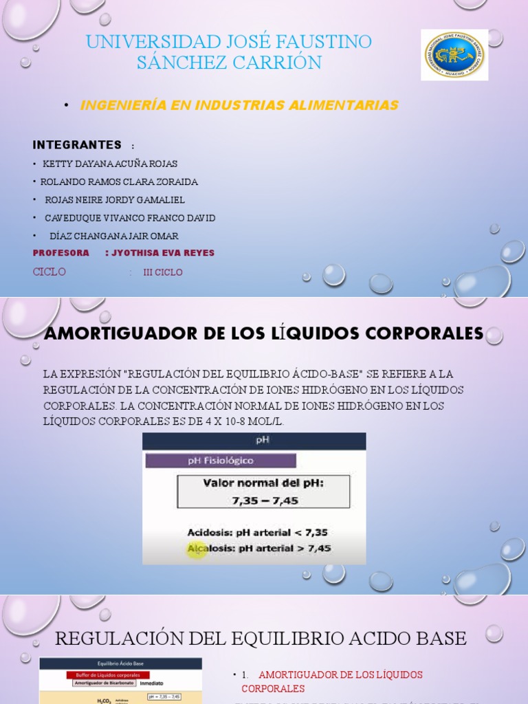 Bioquimica PH Acido | PDF