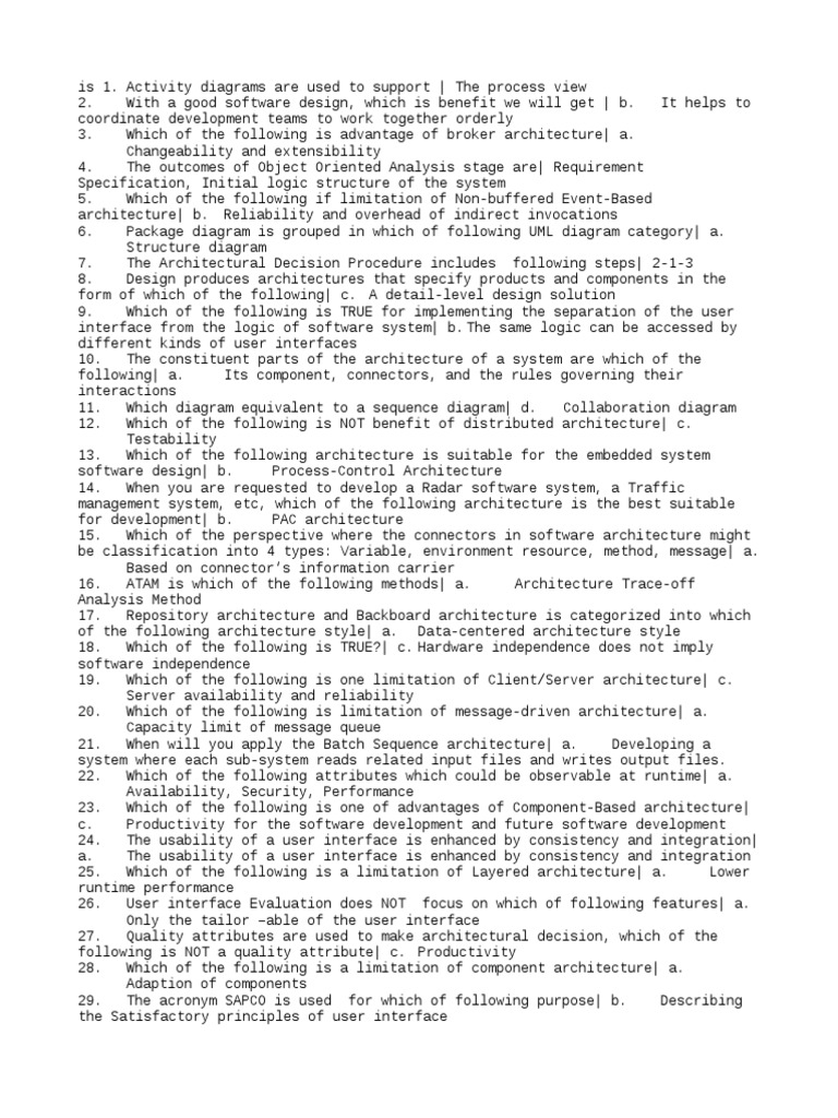 SWD Key | PDF | Component Based Software Engineering | Class (Computer Programming)