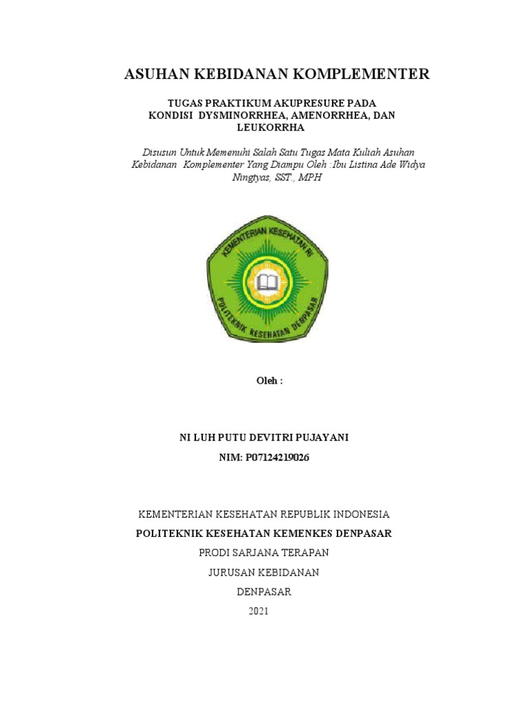 Asuhan Kebidanan Komplementer | PDF