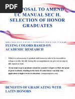 UofL Graduation Honors Requirements | PDF