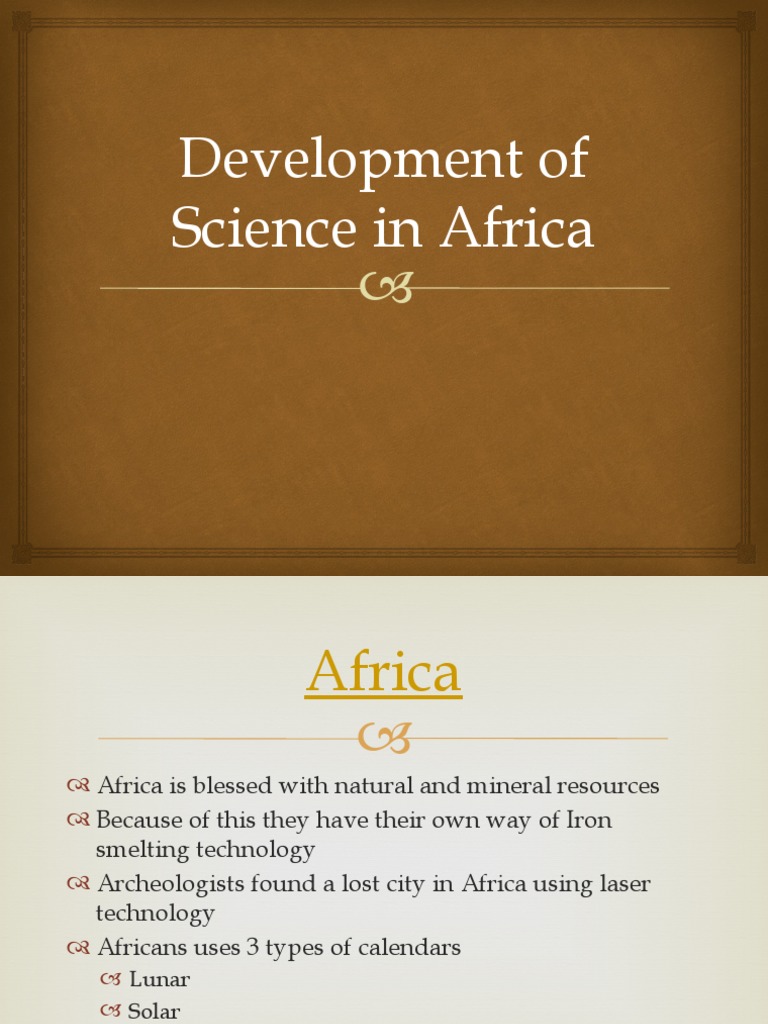 Cradles of Early Science - Africa | PDF