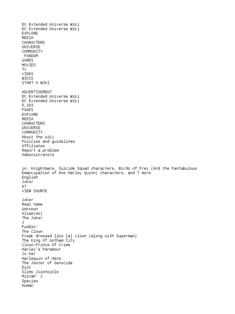 Joker | PDF | Batman | Dc Comics