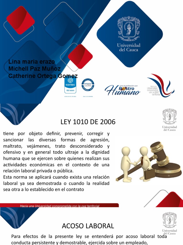 Acoso Laboral | PDF | Acoso sexual | Justicia