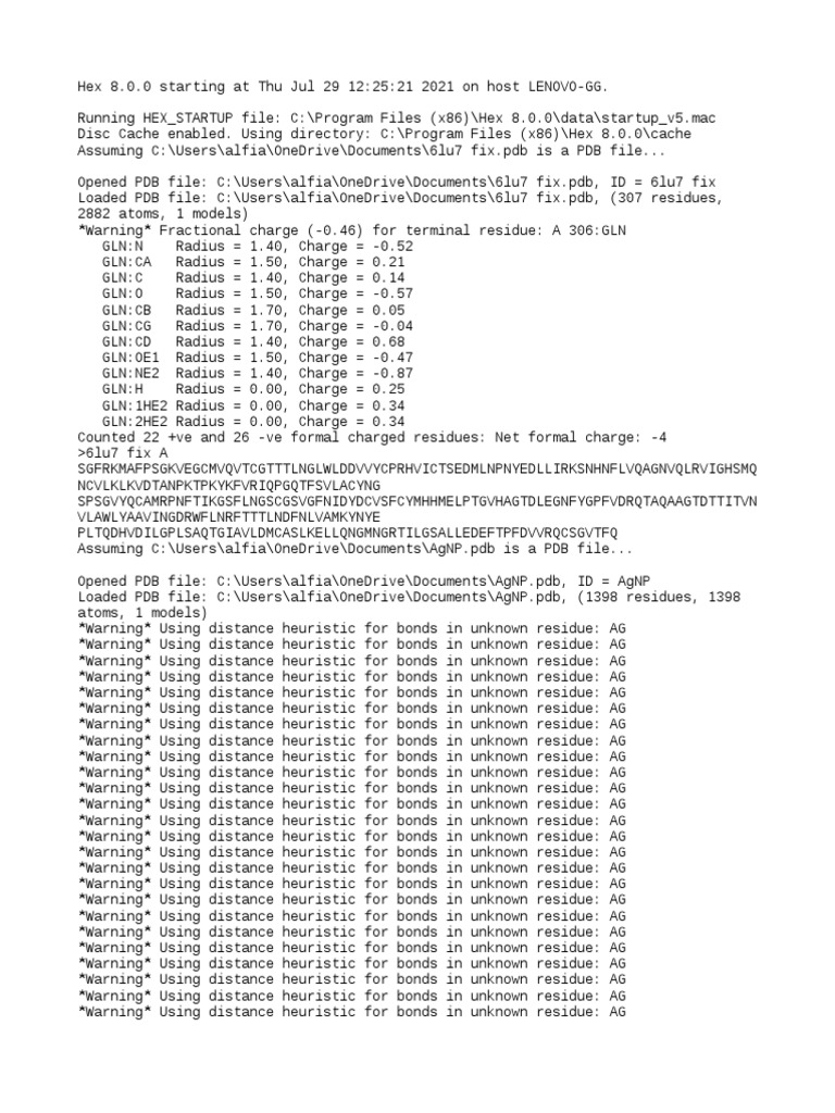 Hasil Docking | PDF | Chemical Bond | Protein Data Bank