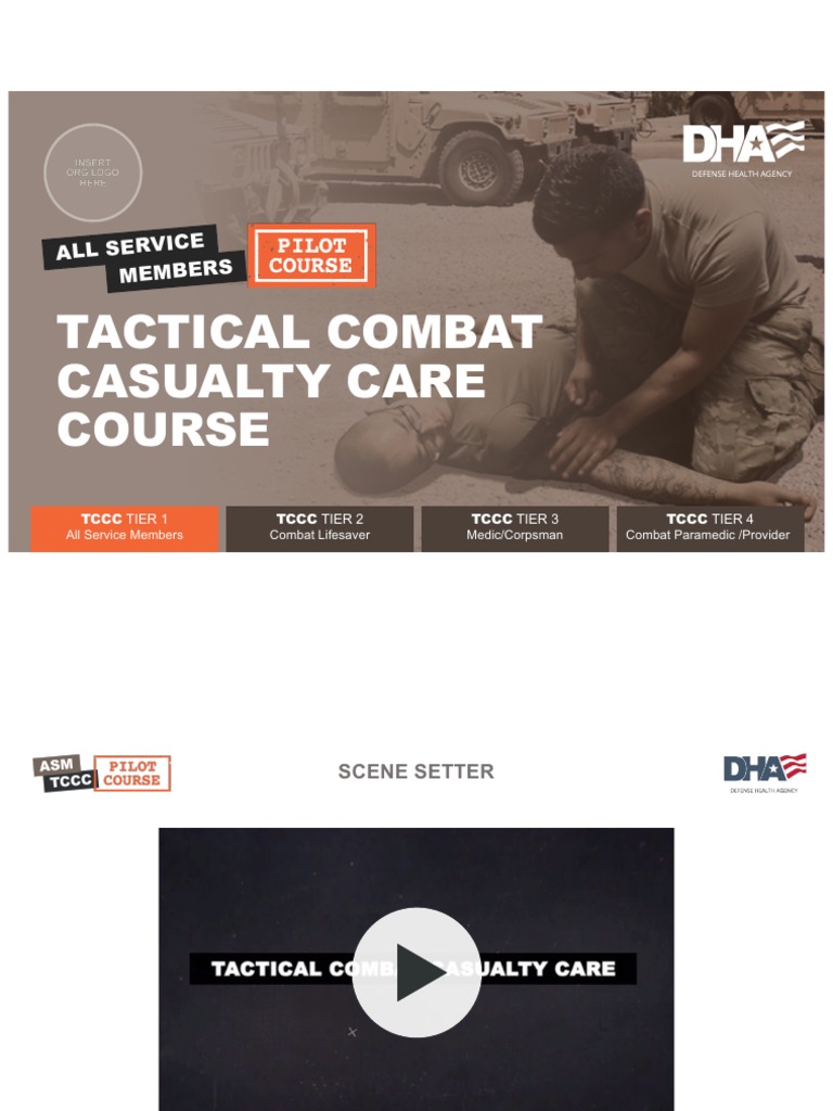 Introduction To TCCC ASM Didactic Presentation | PDF | First Aid | Bleeding