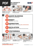 TCCC Card Instructions and Example | PDF | Military Technology | Medicine