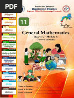 Gen. Math - 11 - Q2 - WK2 | PDF | Interest | Compound Interest