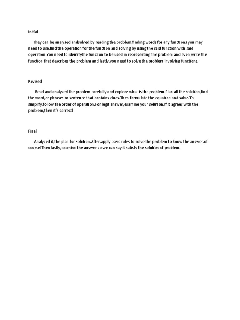 Initial Revised Final | PDF