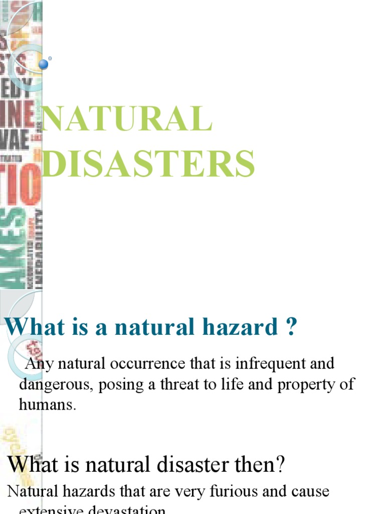 Natural-Disasters 7472145 Powerpoint | PDF