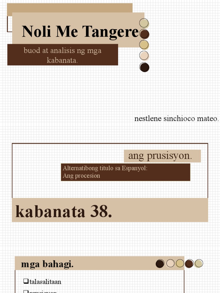 Kabanata-38 Noli Me Tangere Interpretasyon | PDF