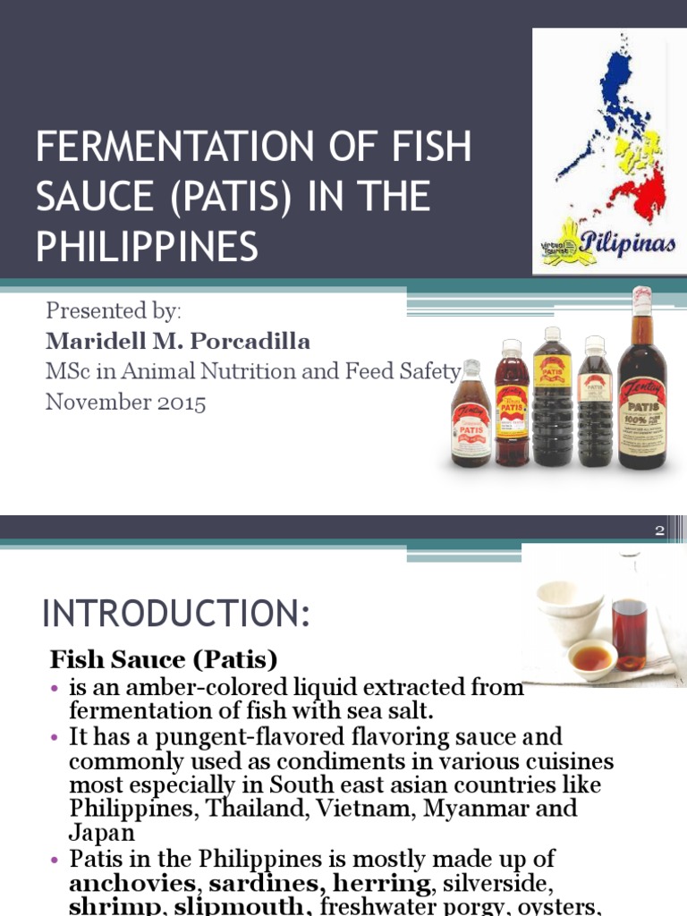 Philippine Fish Sauce Fermentation | PDF | Proteolysis | Food And Drink