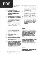 Riph - The Site of The First Mass in The Philippine | PDF | Philippines