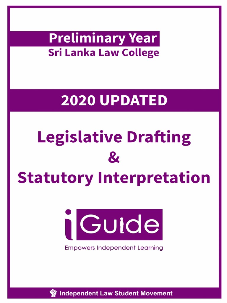 Legislative Drafting & Statutory Interpretation | PDF | Repeal ...