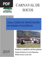 Monografia Santgiago de Chocorvos | PDF | Carnaval | Bailes