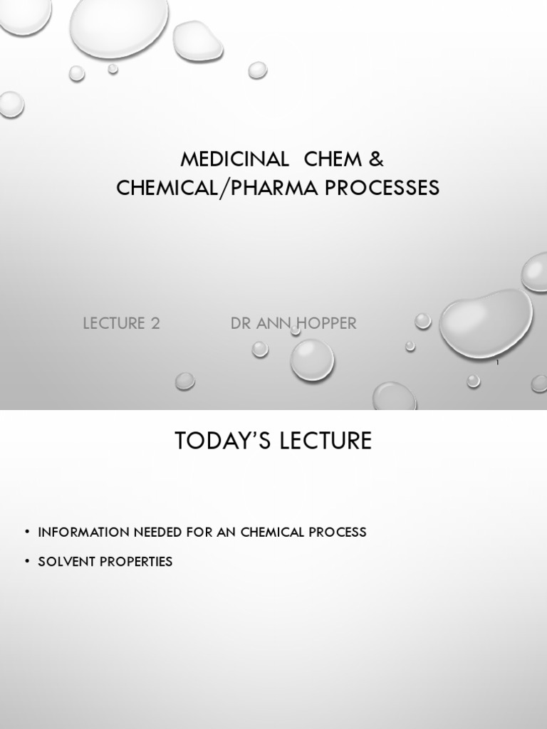 MCCP 2 Notes | PDF | Solvent | Reaction Rate