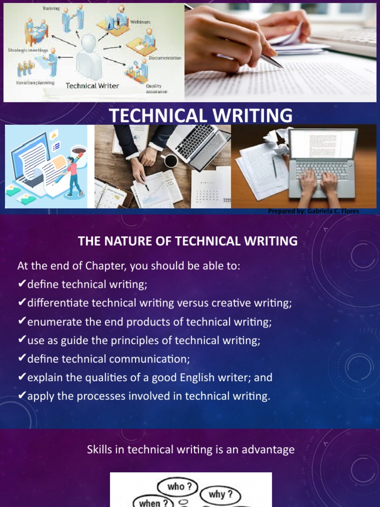 Technical Writing: Prepared By: Gabriela C. Flores | PDF | Writing ...