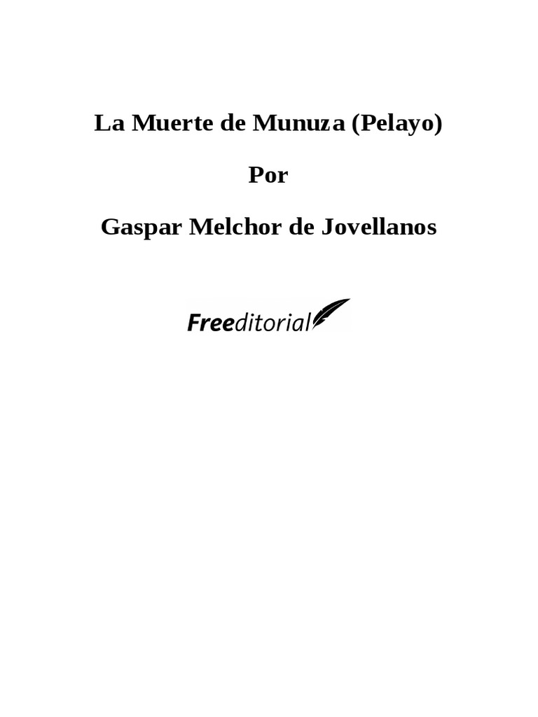 La Muerte de Munuza. Pelayo | PDF | Amor | Principios éticos