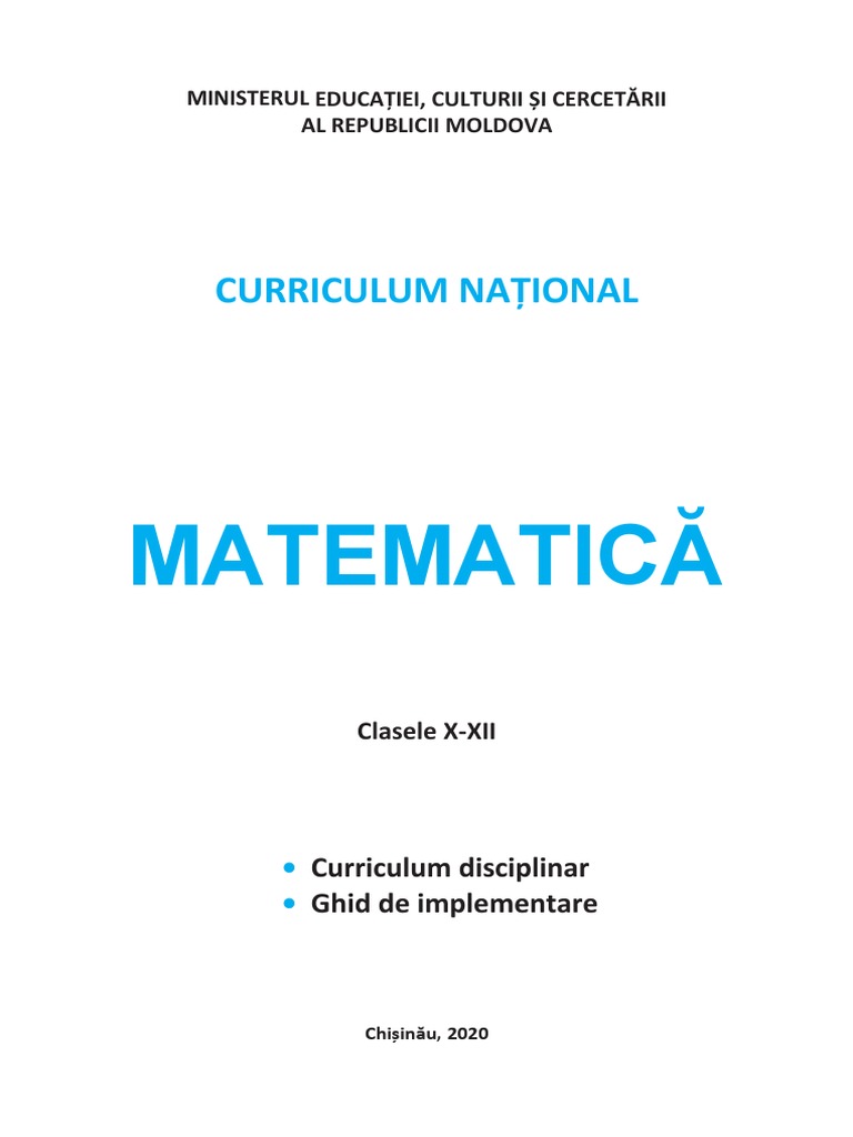 Matematica Liceu | PDF