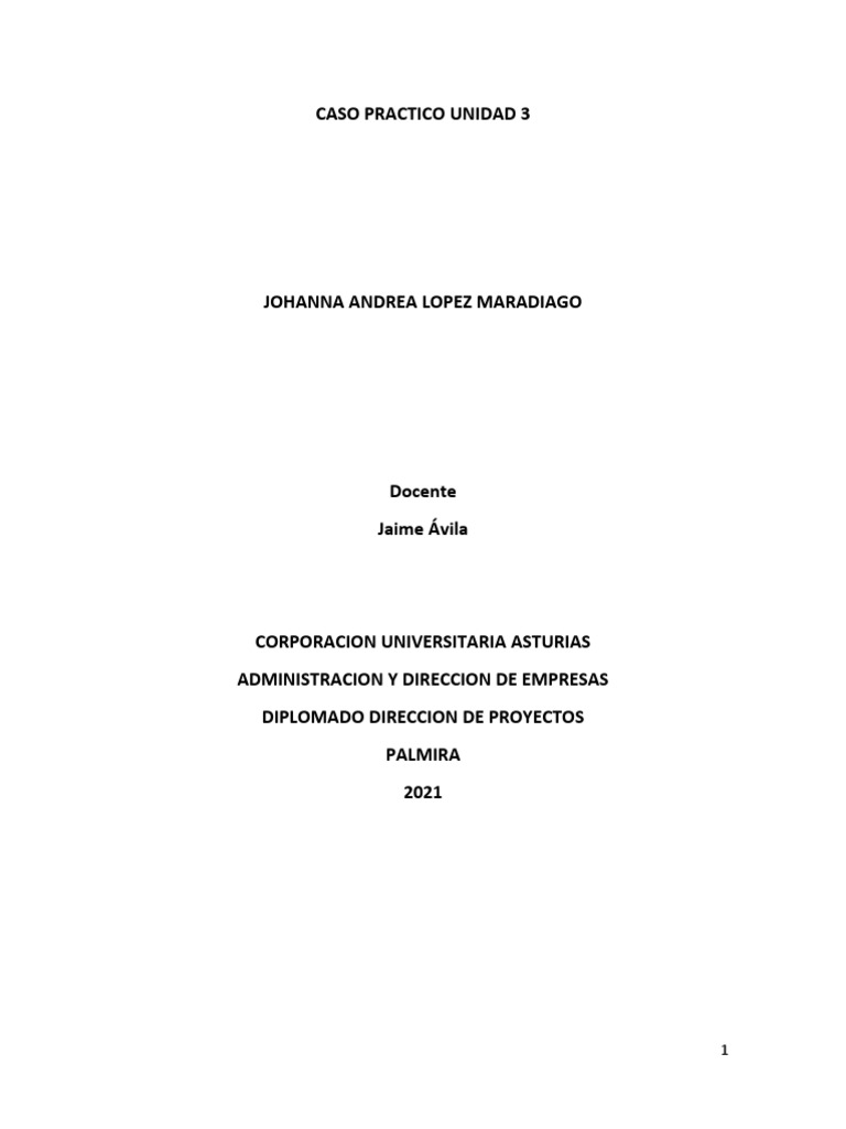 CASO PRACTICO UNIDAD 3 - Juego Gerencial | PDF | Análisis FODA | Planificación
