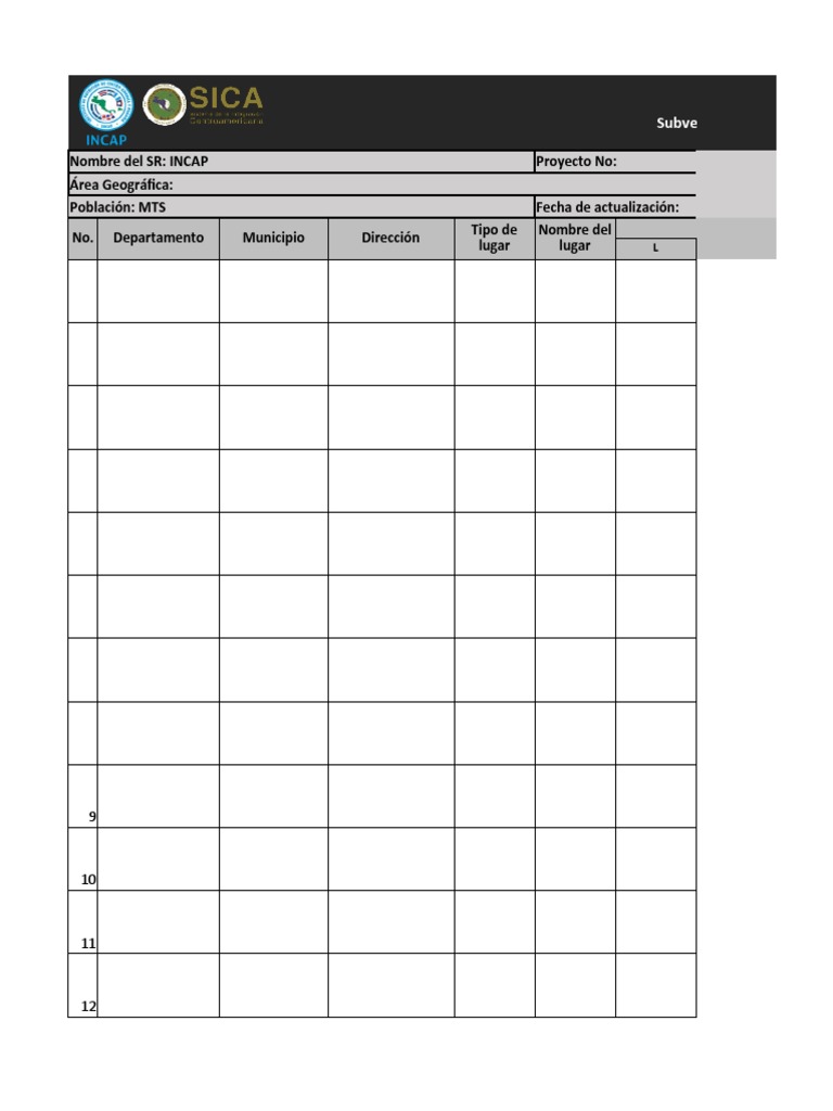 Formato de Mapeo | PDF