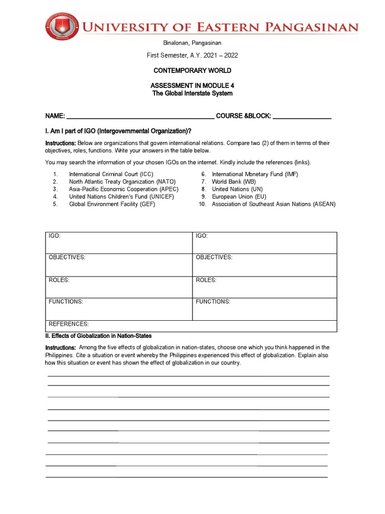 Ge3 - Module 4 Assessment | PDF
