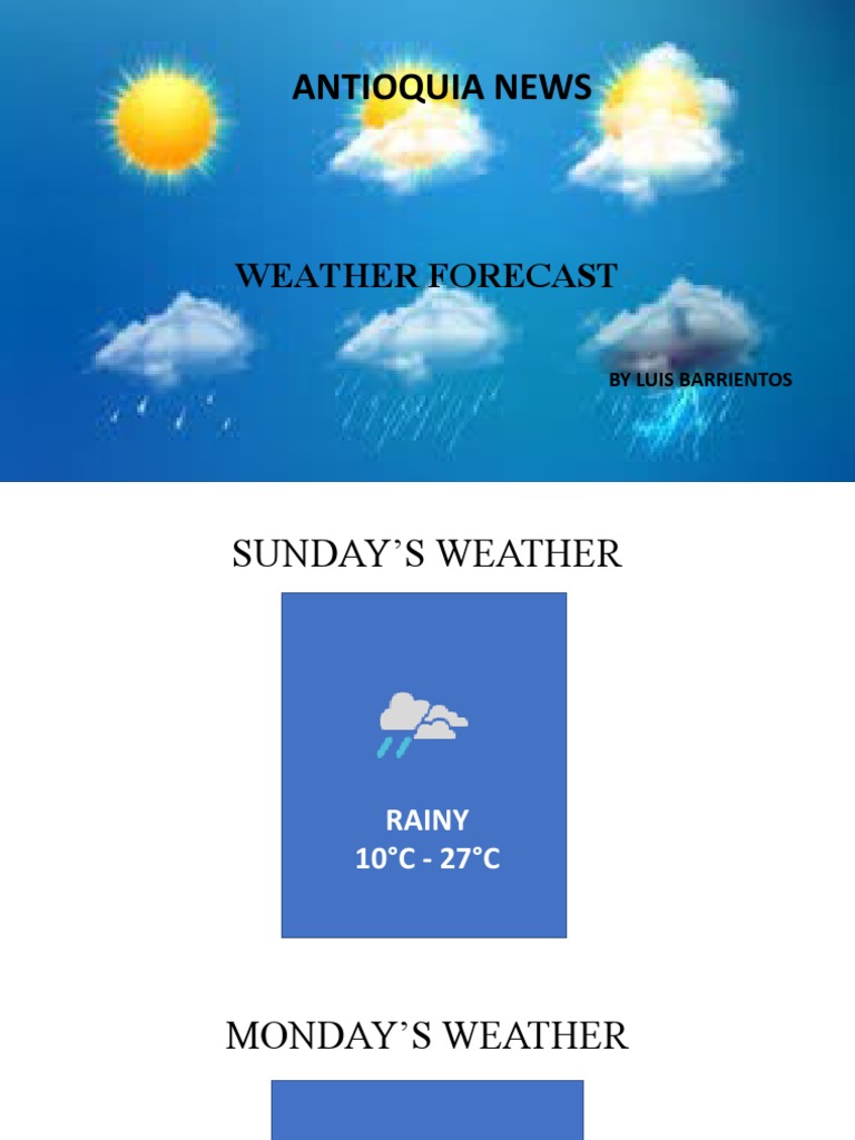 Weather Forecast | PDF