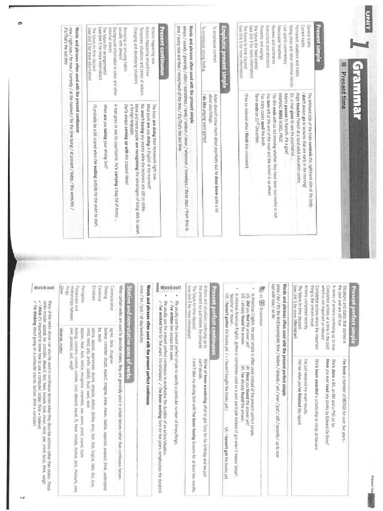 Destination C1 and C2 (Unit 1-6) | PDF